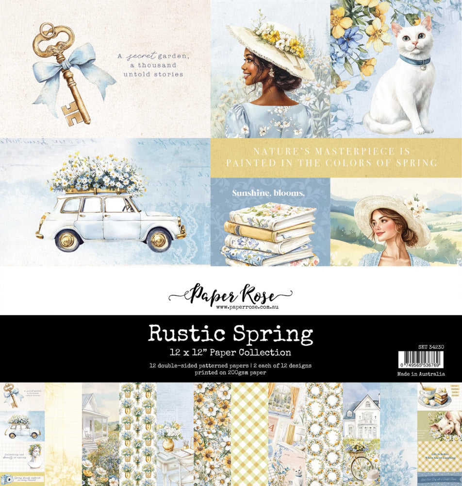 12X12 Paper Collection, Rustic Spring – Scrapendipity Online