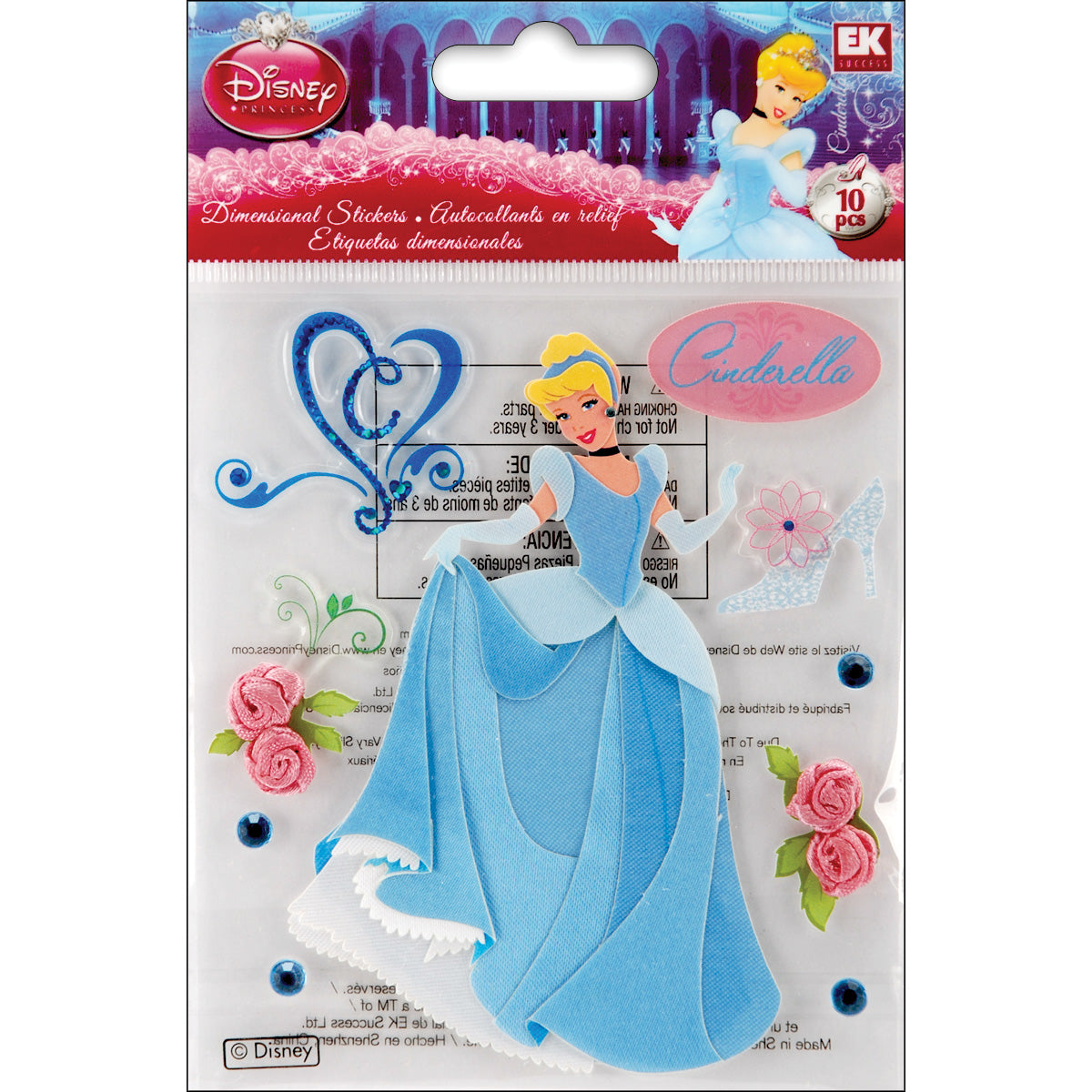 Disney princess sticker Cinderella – Scrapendipity Online