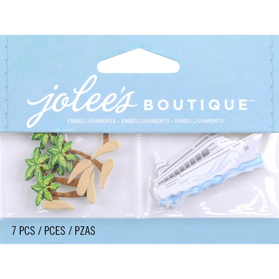 Cruise ship and palm tree – Scrapendipity Online