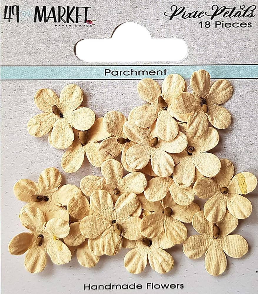 Paper flowers pixie pearls – Scrapendipity Online