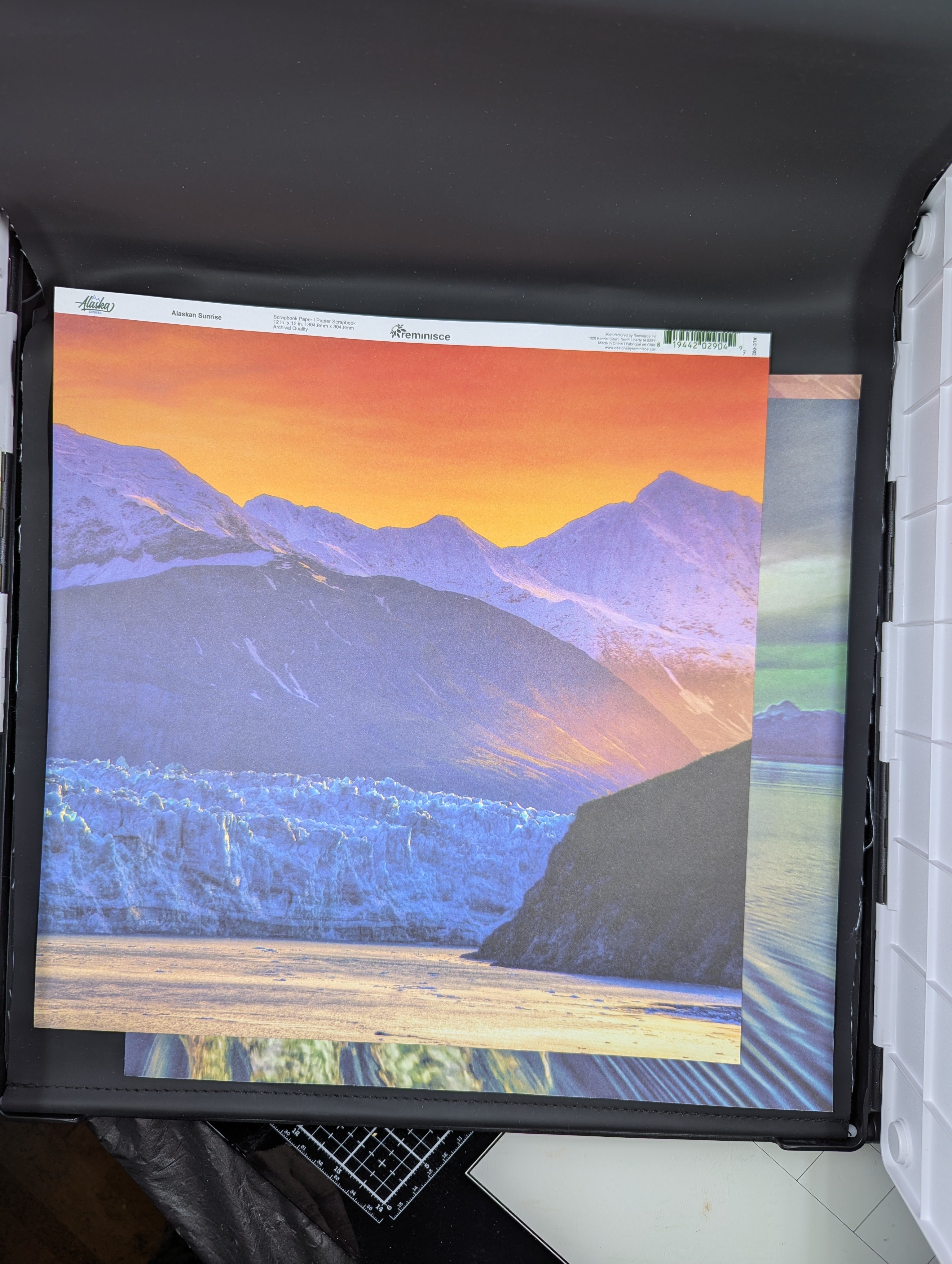 12x12 Alaskan sunrise – Scrapendipity Online