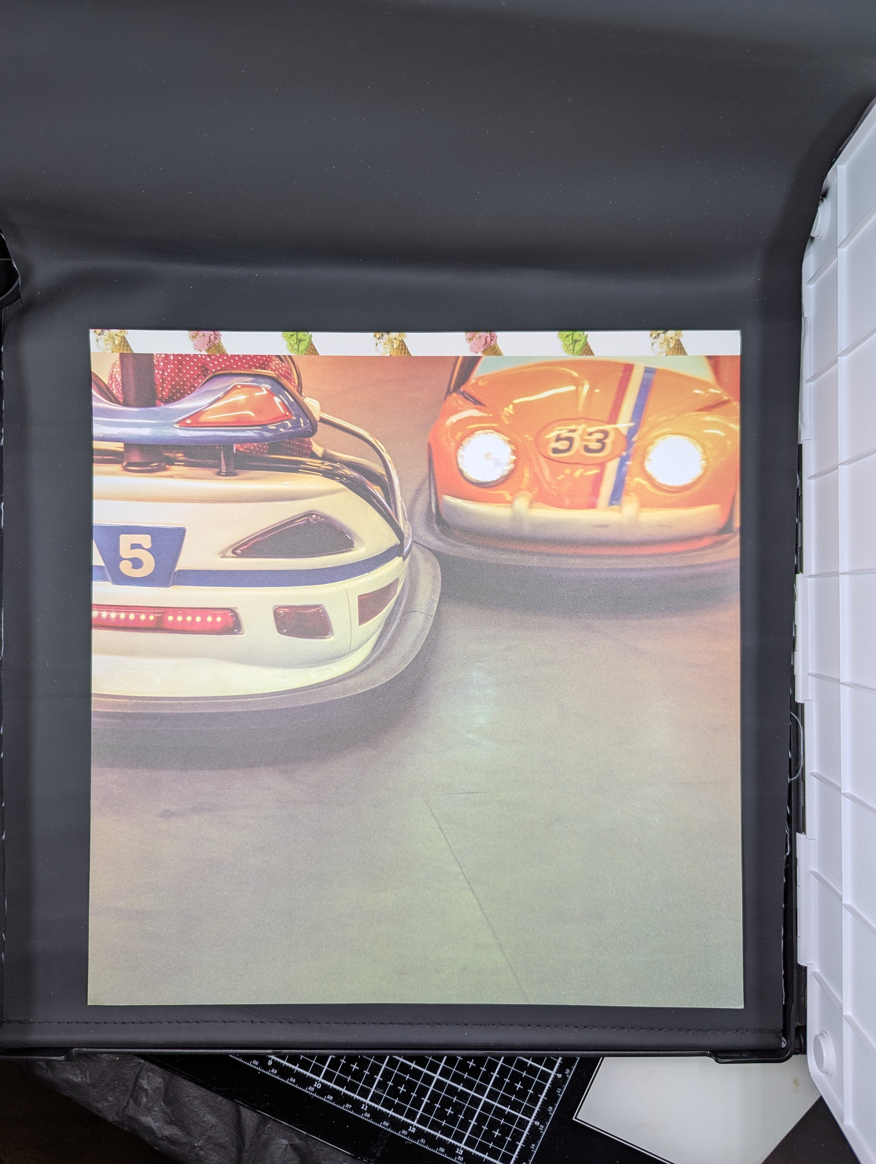 12x12 cones and cars – Scrapendipity Online