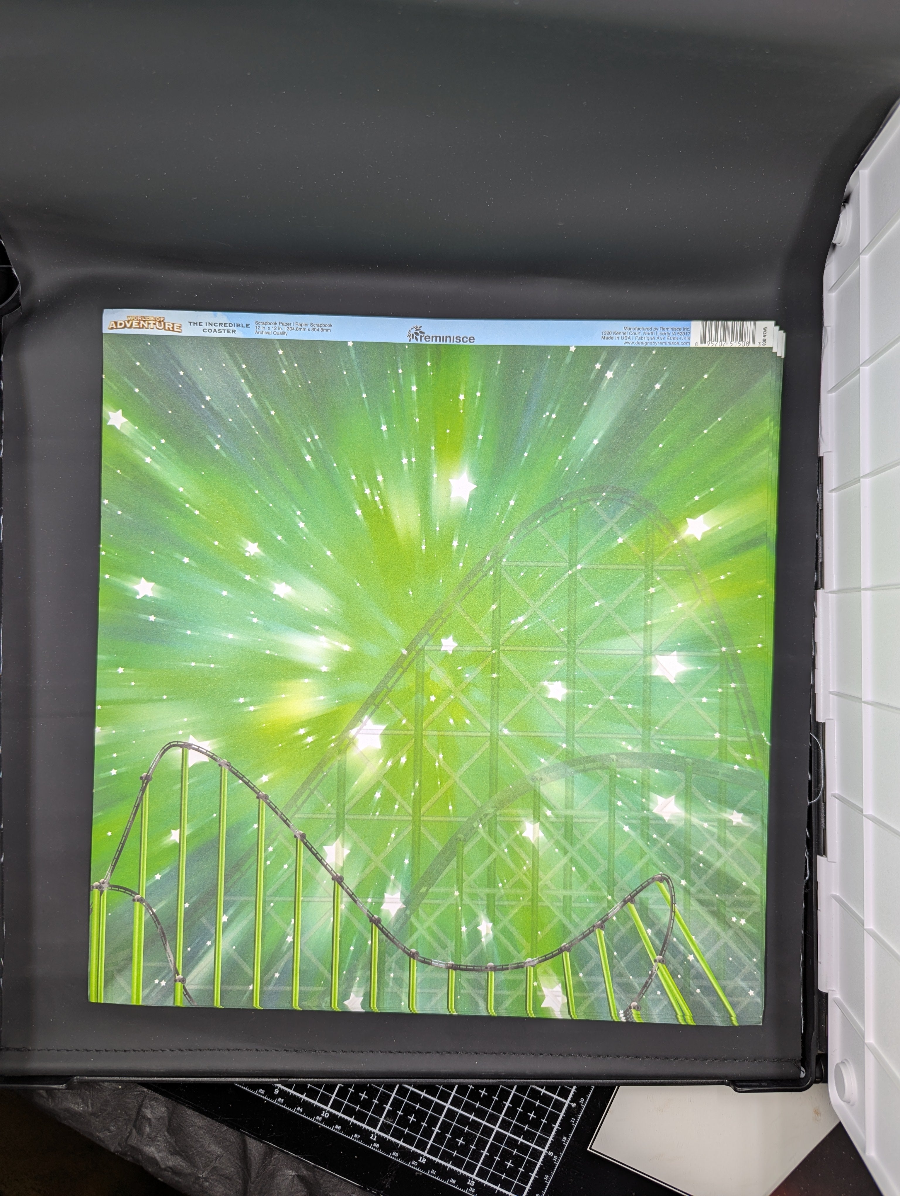 12x12 The incredible coaster world of adventure – Scrapendipity Online