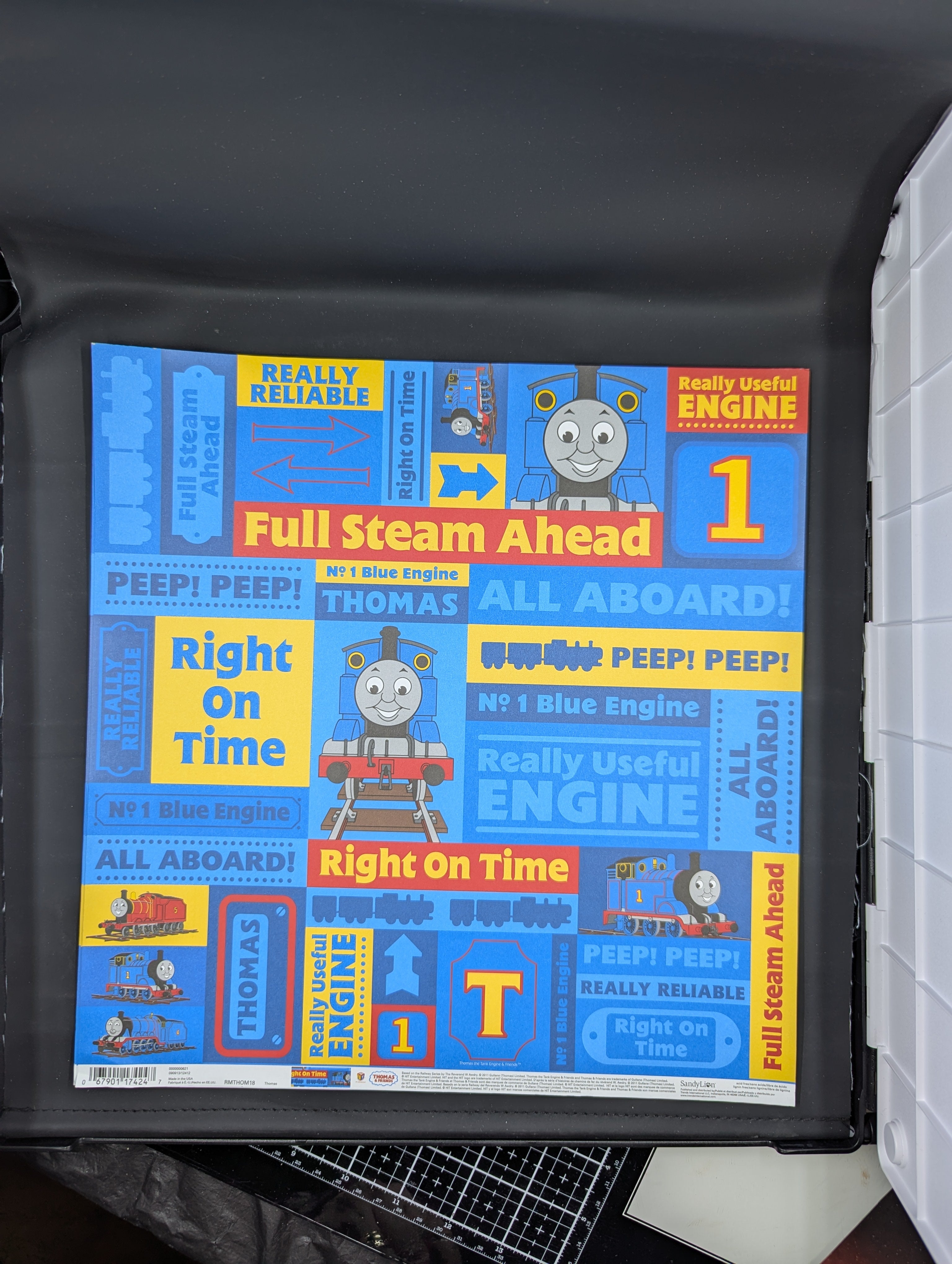 12x12 Thomas Train – Scrapendipity Online