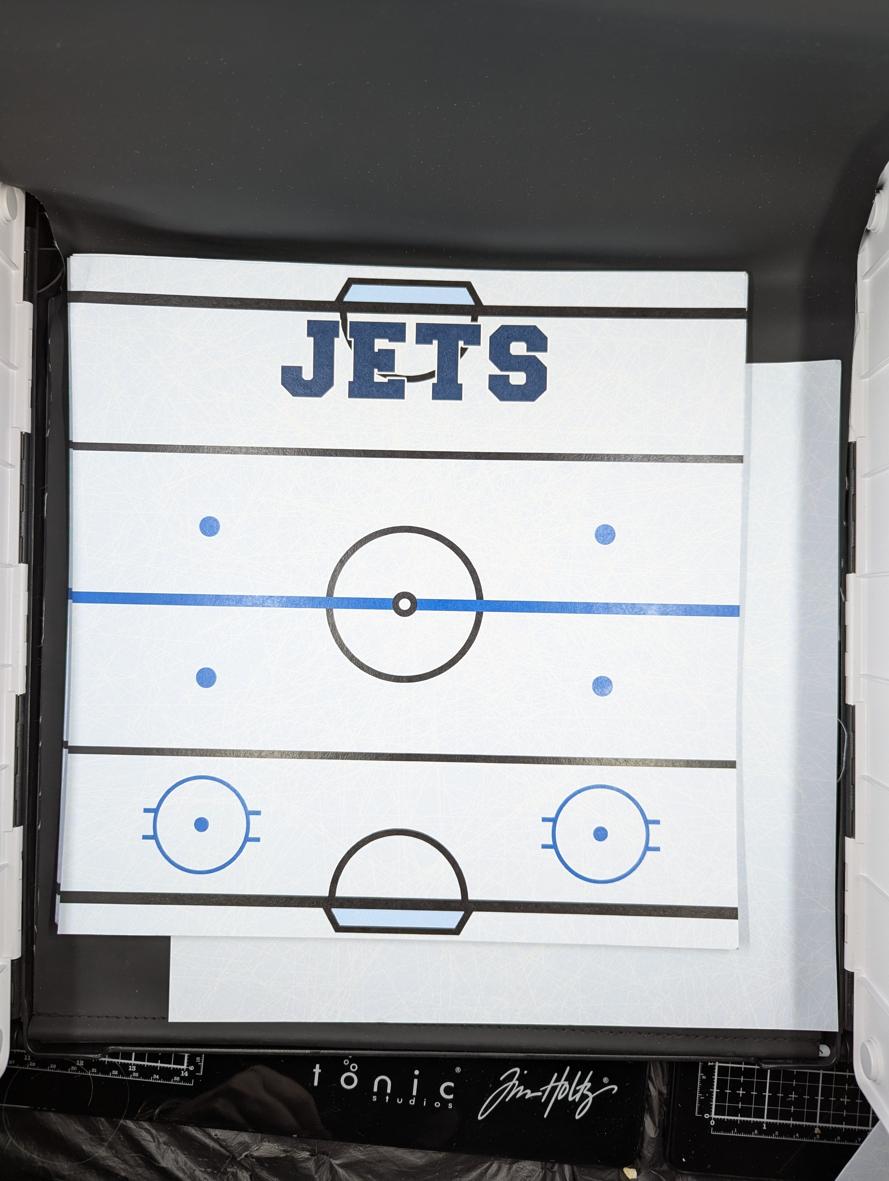 12x12 Jets hockey arena backside ice – Scrapendipity Online