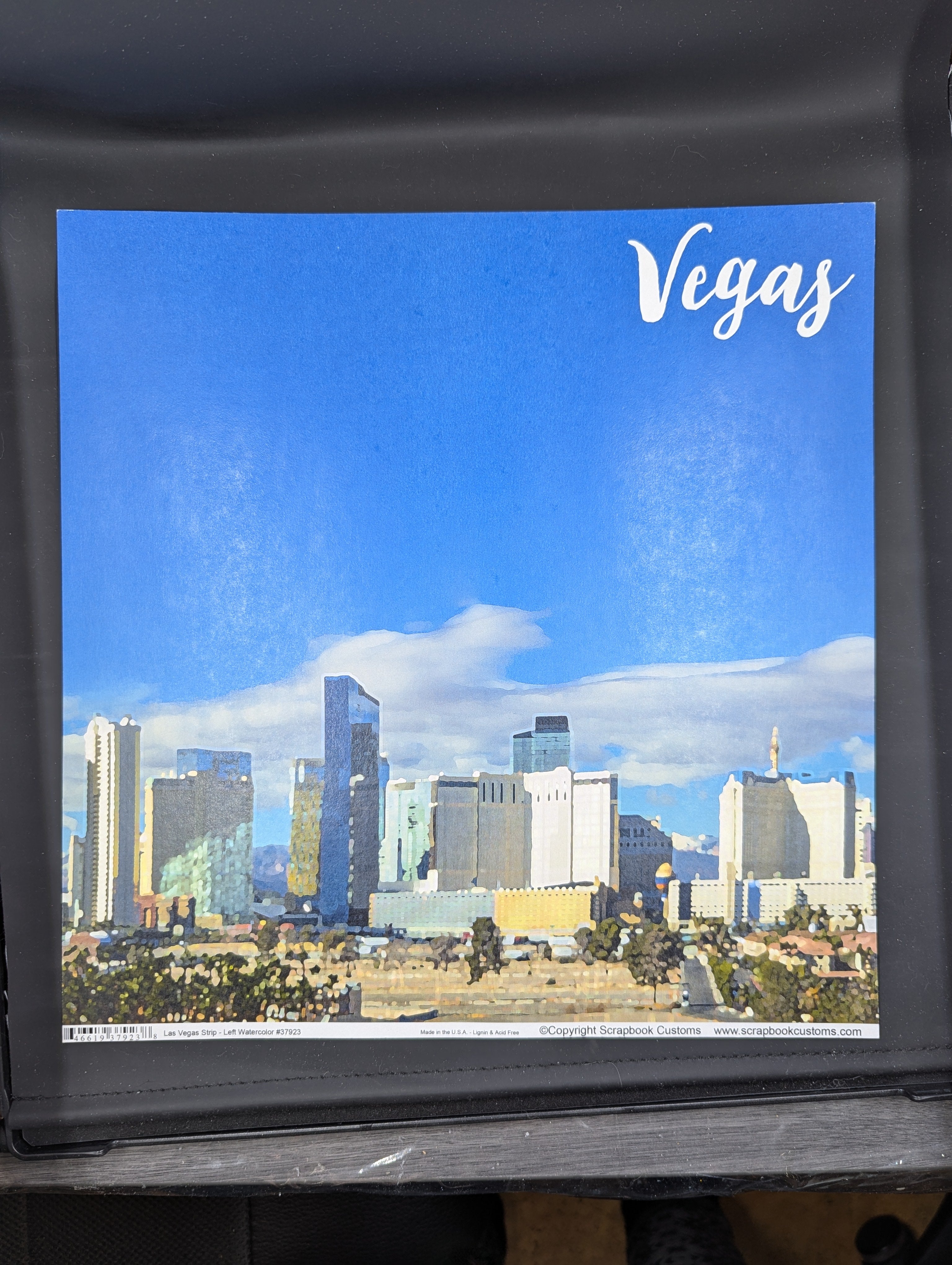 Las Vegas Strip watercolor – Scrapendipity Online