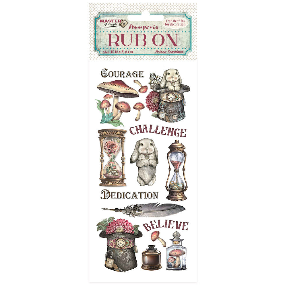 Rub-on, Master of Magic - Rabbit – Scrapendipity Online