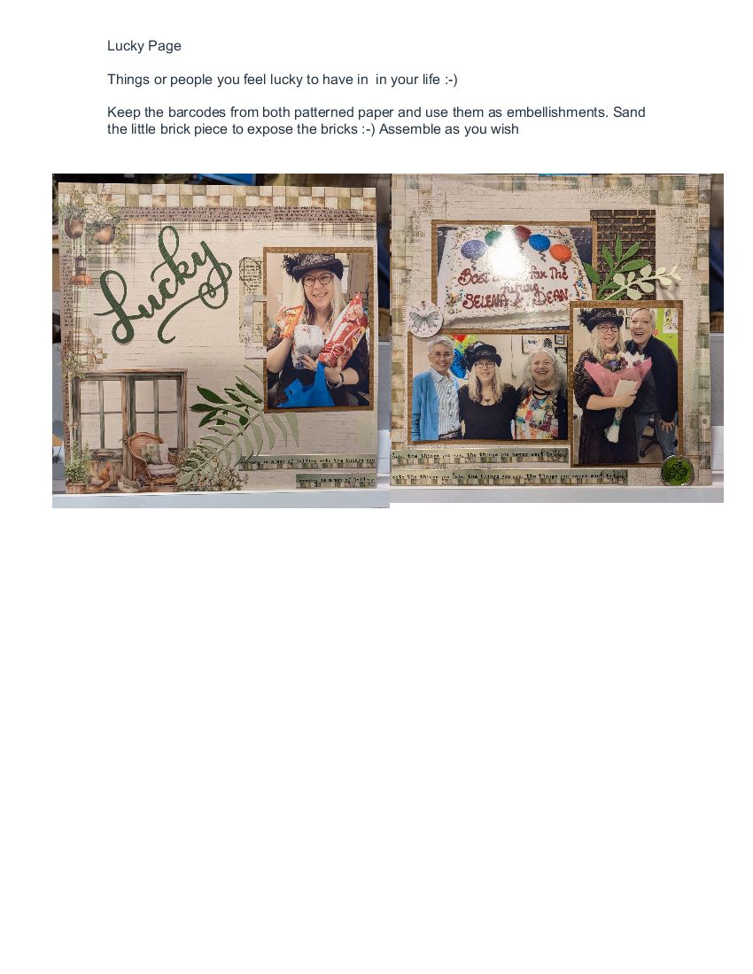 March Page layout – Scrapendipity Online